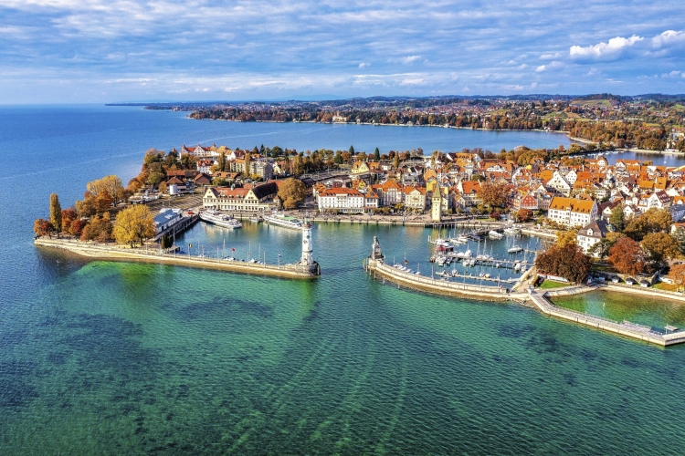 Bodensee und die Insel Mainau