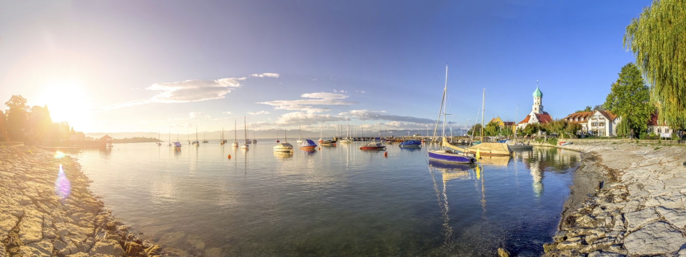 Bodensee und die Insel Mainau